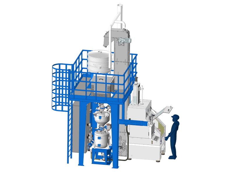 GST SPA 1X10 Automatic Blasting Machine | GST